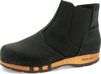 Woody Herren Louis Clog Stiefelette, Nero, 48 EU