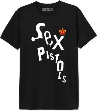 Cotton Division T-Shirt Unisex The Sex Pistols «Sex Pistols», Reference : MESEXPISTS004, Noir, Taille 3XL