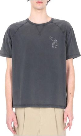 Maison Kitsun&eacute; Homme, Tops, Noir, Taille: M T-Chemises