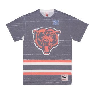 Mitchell & Ness Homme, Tops, Multicolore, Taille: M T-shirt Chicago Bears NFL