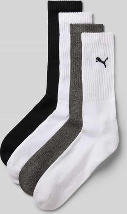 Puma Socken mit Logo-Stitching im 4er-Pack