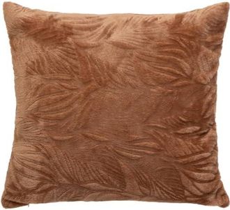 Atmosphera Atmosphera - Coussin Flanelle ryo Rose Terracotta 40x40cm