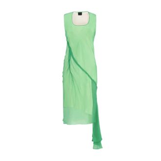 Givenchy Gr&uuml;nes Seidenkleid mit R&uuml;schen - - Dresses - Damen - Gr&uuml;n - S