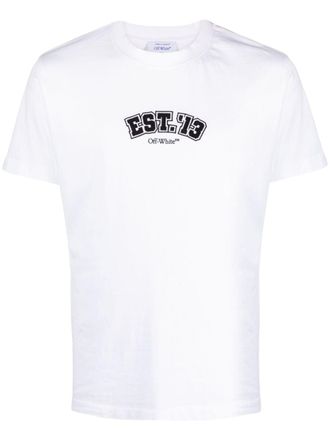 Off-white t-shirt &agrave; patch logo - Blanc