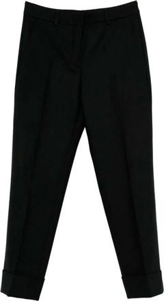 Incotex Femme, Pantalons, Noir, Taille: 36 FR Pantalon Tailleur Jambe Droite
