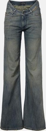 Balenciaga Low-Rise Wide-Leg Jeans