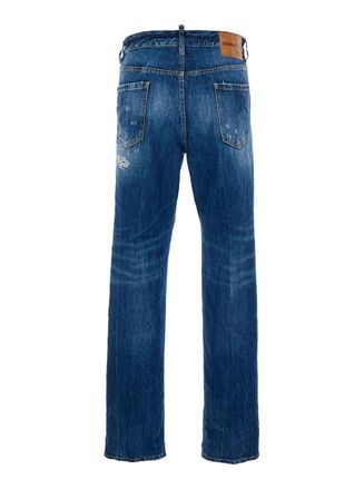Dsquared2 Mens Jeans 642 Blue Denim Cotton
