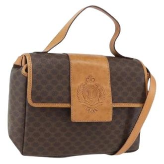 Celine Sac &agrave; main vintage en plastique Pre-owned - Femme - Pre-owned - Brun - Taille: ONE Size