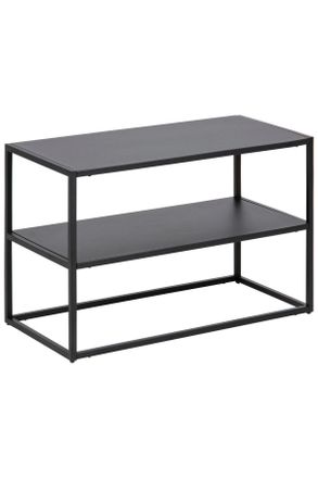 MID.YOU Mid.you Schuhregal, Schwarz, Metall, 70x45.5x33 cm, Garderobe, Schuhaufbewahrung, Schuhregale