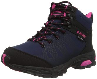 Hi-Tec Hi-Tec Damen Raven MID WP Womens Walking-Schuh, Navy/Magenta, 38 EU