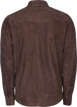 Jacob Cohen Suede Jacket - Brown