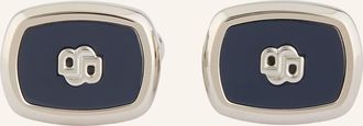 HUGO BOSS Manschettenkn&ouml;pfe Casinginsertbb blau