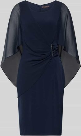 Vera Mont Knielanges Cocktailkleid mit Rundhalsausschnitt