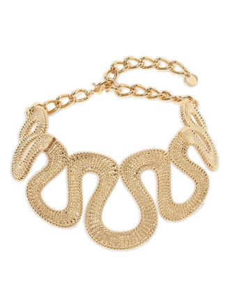 Carolina Herrera collier Wave en cha&icirc;ne - Or