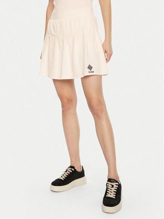 Guess Minirock V5RD00 KCOK1 Creme Regular Fit