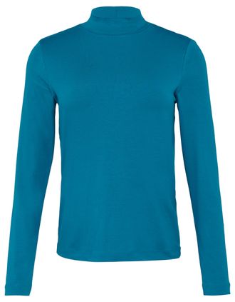 s.Oliver Langarmshirt mit Stehkragen