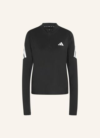 adidas adi365 Iconic Running Pullover Mit Reissverschluss Bis Zur Brust schwarz