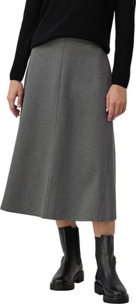 s.Oliver Ausgestellter Midi-Rock aus Interlockjersey