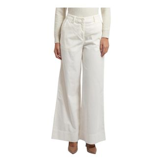 HUGO BOSS Weite Hosen - - Trousers - Damen - Wei&szlig; - S