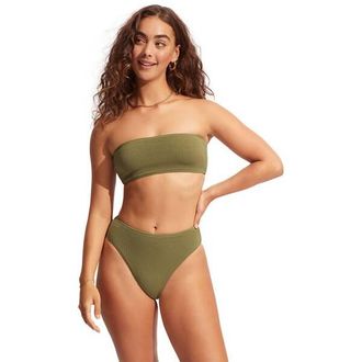 Seafolly Damen Bikinihose Sea Dive High Rise Pant