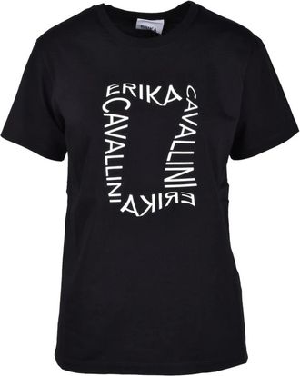 Erika Cavallini Semi Couture Femme, Tops, Noir, Taille: 40 FR tshirt