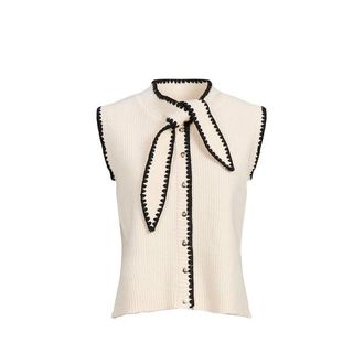 Vila Gilet droit en maille sans manches