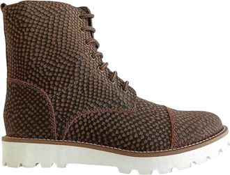 Firetrap Lizzy Stiefeletten f&uuml;r Damen, Leder, Seitlicher Rei&szlig;verschluss (Braun)