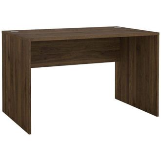 Dmora Schreibtisch MaryRead, Mehrzweckschreibtisch, B&uuml;rotisch f&uuml;r pc, Eckschreibtisch, 120x75 h74 cm, Nussbaum - Dmora