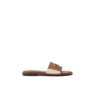 Kazar Flache braune und beige Flip-Flops - - Shoes - Damen - Braun - 36 EU