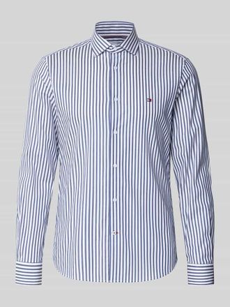 Tommy Hilfiger Tailored Slim Fit Businesshemd aus Baumwoll-Mix