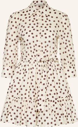 Lilienfels Lilienfels Hemdblusenkleid Mit 3/4-Arm weiss