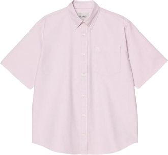 Carhartt Work in Progress Homme, Chemises, Rose, Taille: L S/S Braxton Shirt
