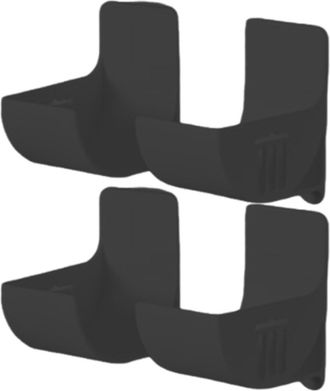 Generico Organizer aus Aluminiumfolie, K&uuml;chenregal aus ABS-Kunststoff, 4-teiliges Wandregal, maximiert den Platz auf der Theke und