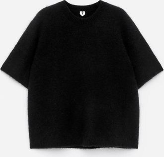 Arket Pullover Aus Alpakawolle Und Wolle -Schwarz