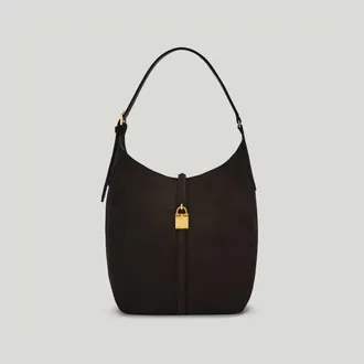 DeMellier The Siena Bucket Daim chocolat noir DeMellier