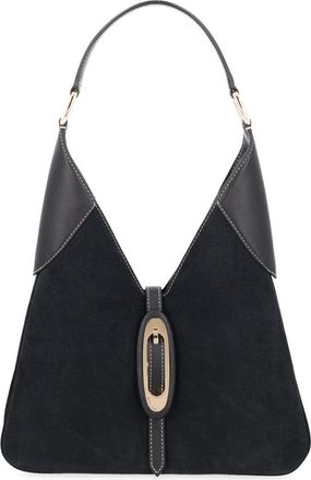 Michael Michael Kors Leather Hobo Bag - Black