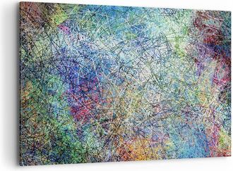 Arttor Wandbilder Dekoration Wohnzimmer Abstraktion modern Bilder auf Leinwand 120x80cm Leinwandbild Schlafzimmer K&uuml;che Deko Wand Kunstdruck Art Gro&szlig; XXL Wan