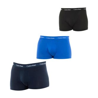 Calvin Klein Homme, Sous-v&ecirc;tements, Multicolore, Taille: S Low Rise Trunks 3-Pack