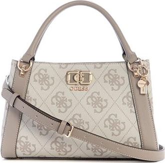 Guess Karnilla Girlfriend Sac &agrave; dos avec logo Taupe fonc&eacute;