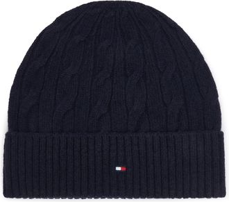 Tommy Hilfiger M&uuml;tze Tommy Hilfiger Th Flag Cable AM0AM14859 Dunkelblau