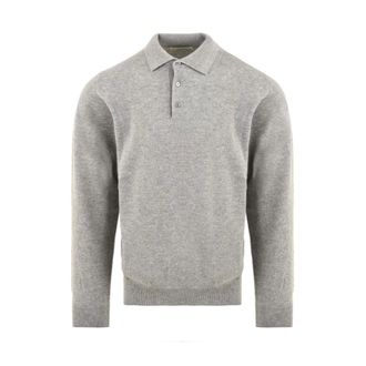 FILIPPO DE LAURENTIIS Homme, Pulls, Gris, Taille: 2XL Polo Collar Sweater