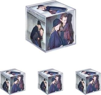 Walther Design Walther MW100A Foto W&uuml;rfel Acryl f&uuml;r 6 Fotos (Packung mit 4)