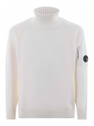 C.P. Company C. P. Company Pull Col Rond - Crème