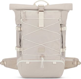 Johnny Urban Reiserucksack Damen & Herren Sand - Allen Travel XL - 48L Rolltop Rucksack Groß - Idealer Backpack für Reisen Ausflüge Trips - Wasserabweisend