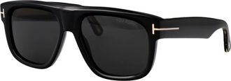 Tom Ford Homme, Accessoires, Noir, Taille: 56 MM Lunettes de soleil Icon