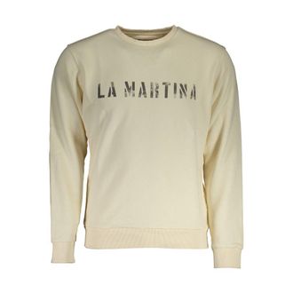 La Martina La Martina Bianco Baumwoll-Herren-Sweatshirt