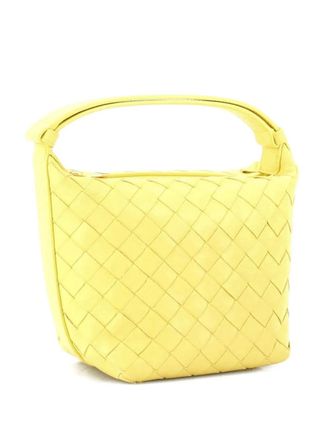 Bottega Veneta Wallace Intrecciato Nappa Mini shoulder bag - Gelb