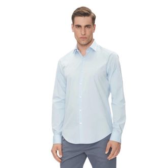 Calvin Klein Homme, Chemises, Bleu, Taille: 3XL Chemise Slim en Popeline