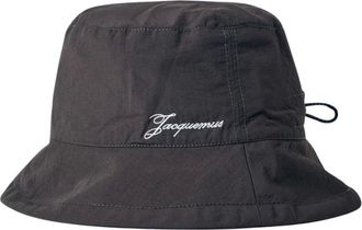 Jacquemus Homme, Accessoires, Brun, Taille: 62 CM Le Bob Baluchon Bucket Hat