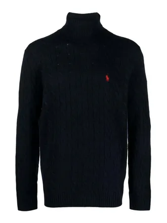 Polo Ralph Lauren Pull Col Rond - Bleu